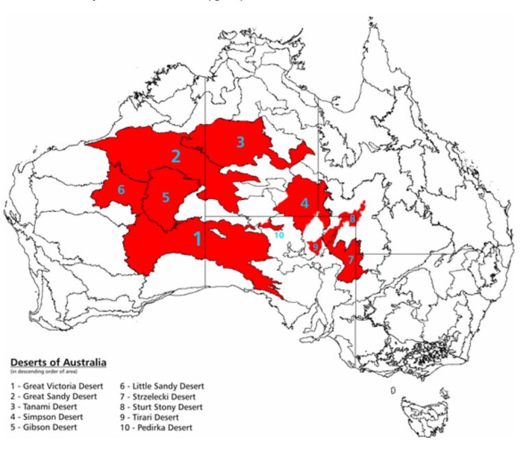 Are Australia’s deserts really deserts?
