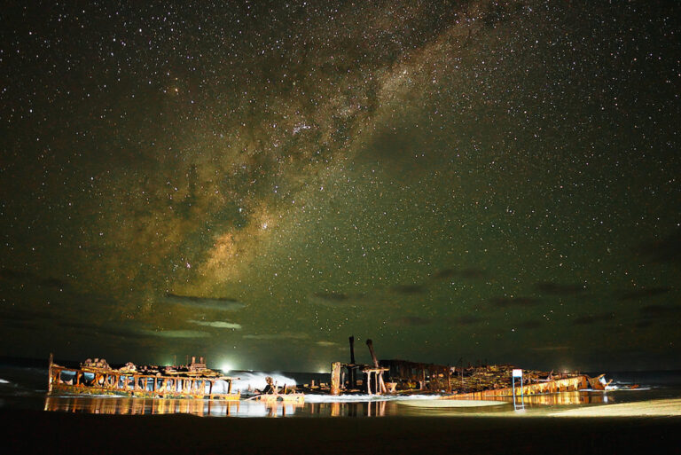 The slow disappearance of one of Fraser Island’s tourist icons