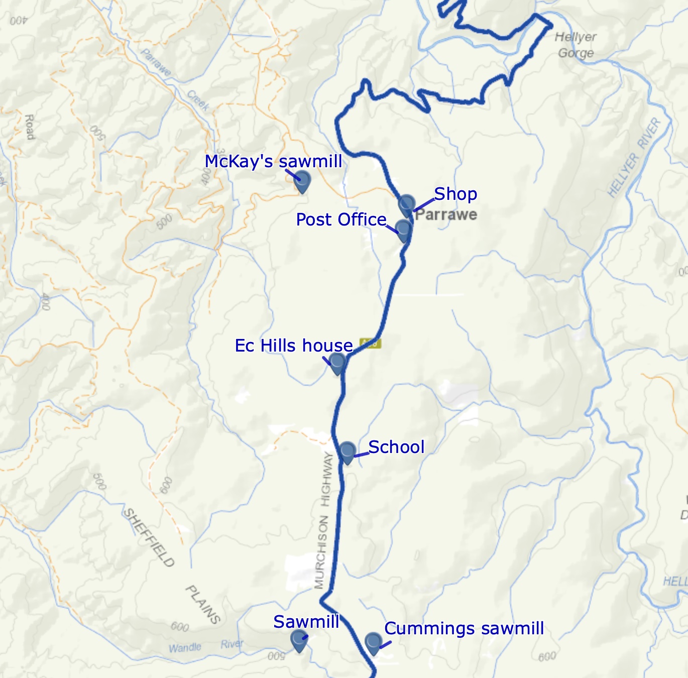 Reclothing fertile acres – a history of Parrawe