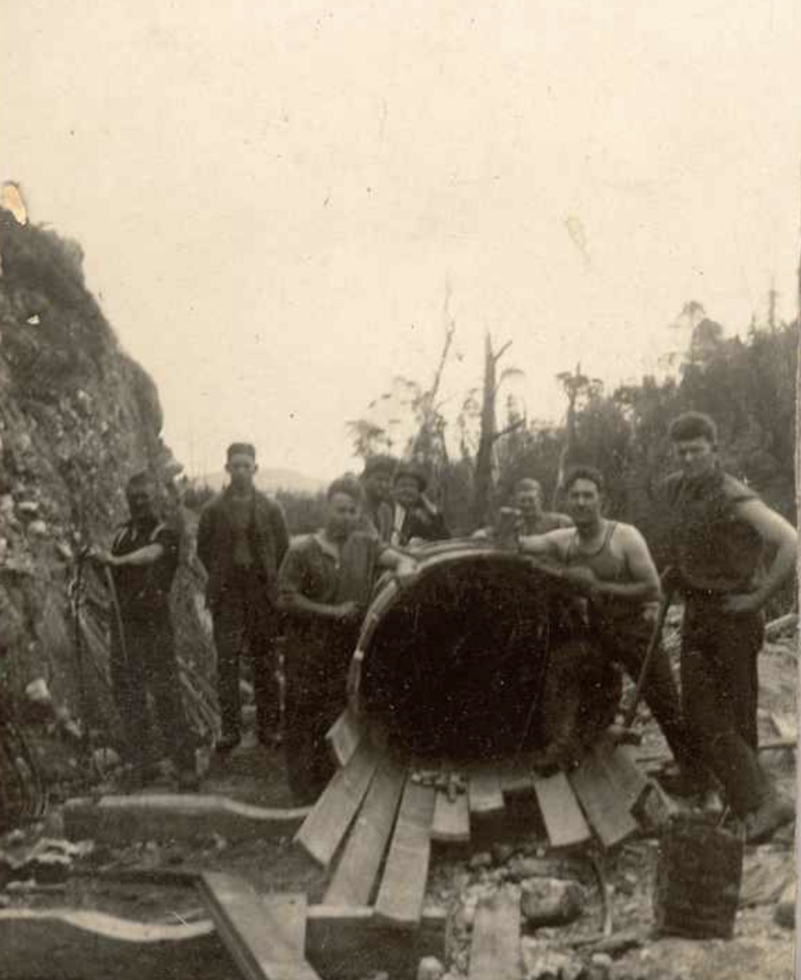 A wooden pipeline that carries more than water – it carries a lot of ...