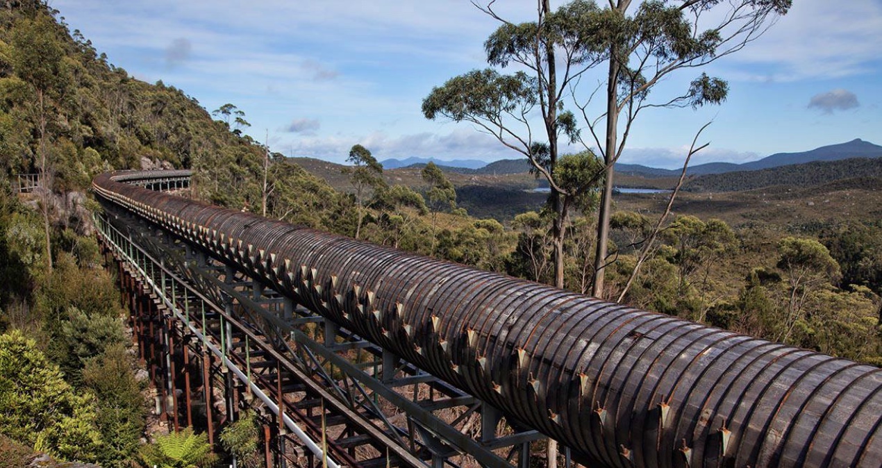 A wooden pipeline that carries more than water – it carries a lot of ...